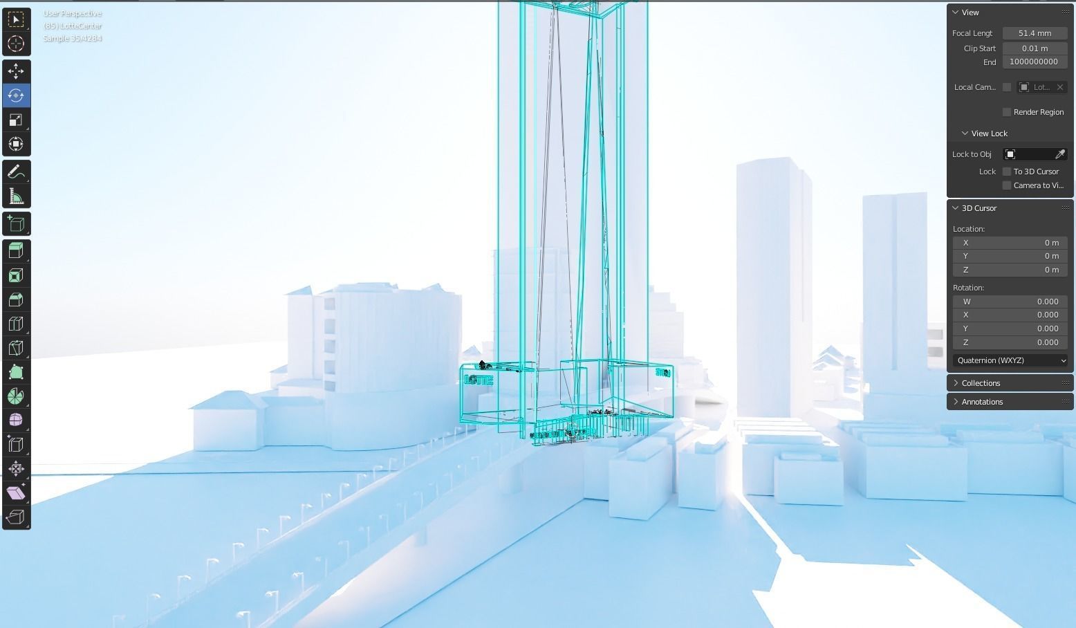 Lotte Center Hanoi Area 3D model | CGTrader