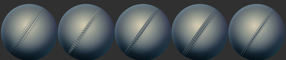 3D model Seamless Cloth Stiches and seams Vol 1 VR / AR / low-poly | CGTrader