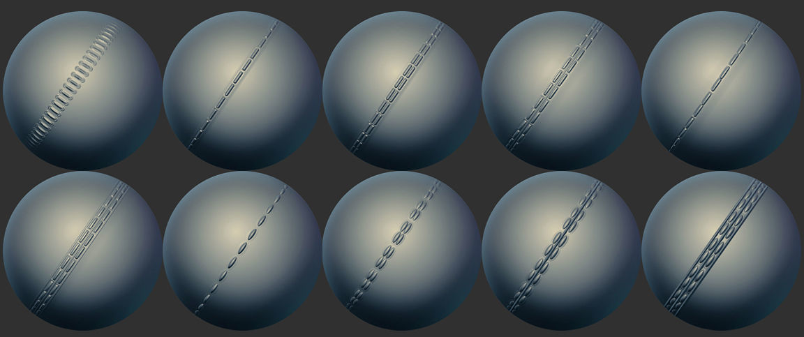 3D model Seamless Cloth Stiches and seams Vol 1 VR / AR / low-poly | CGTrader