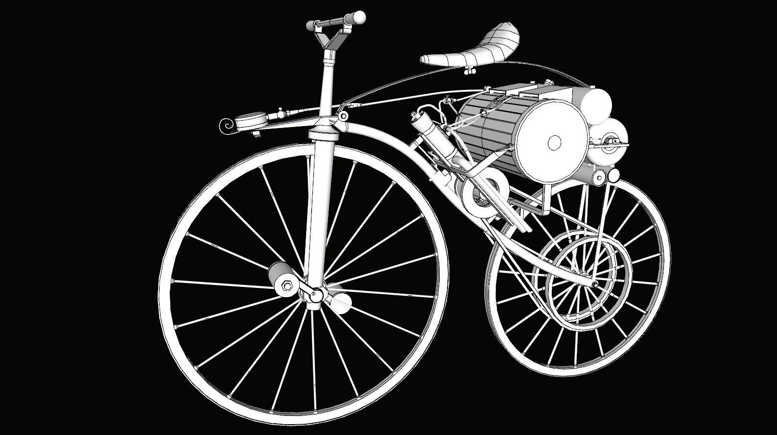 Velocipedo 3D model | CGTrader