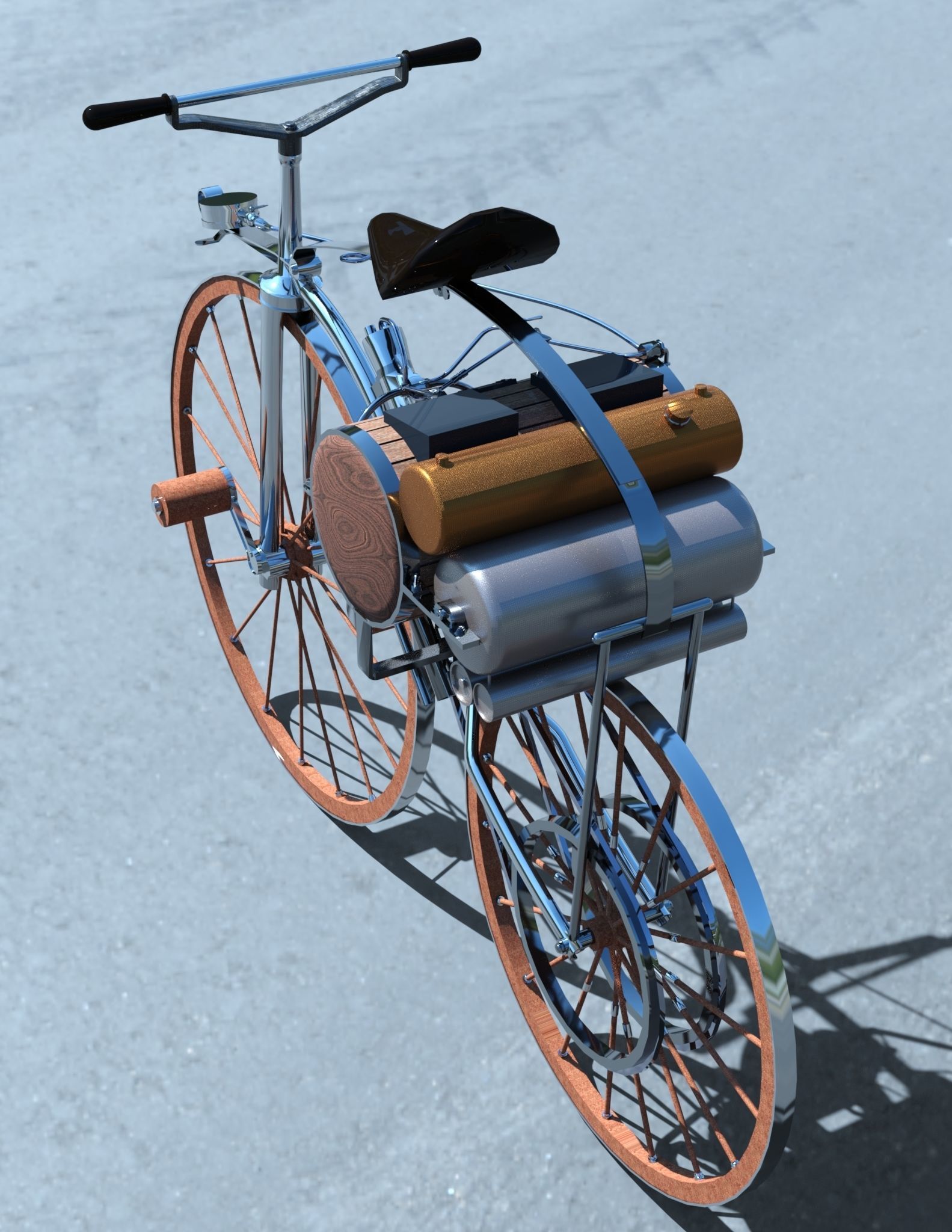 Velocipedo 3D model | CGTrader