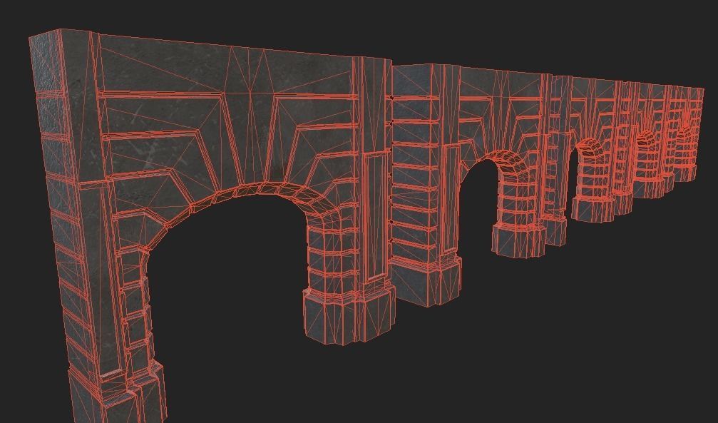 3D model NYC Arch VR / AR / low-poly | CGTrader