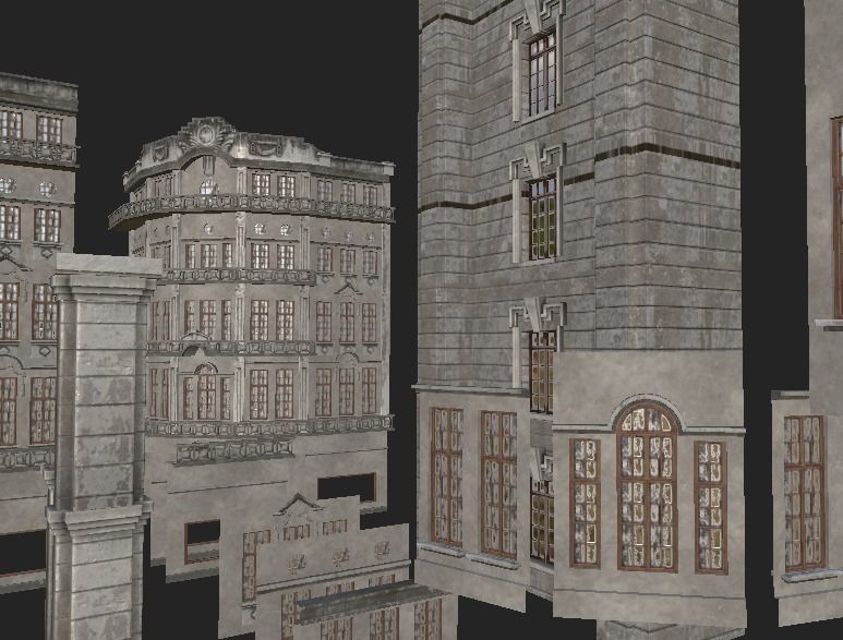 3D model Modular Office Building Kit VR / AR / low-poly | CGTrader