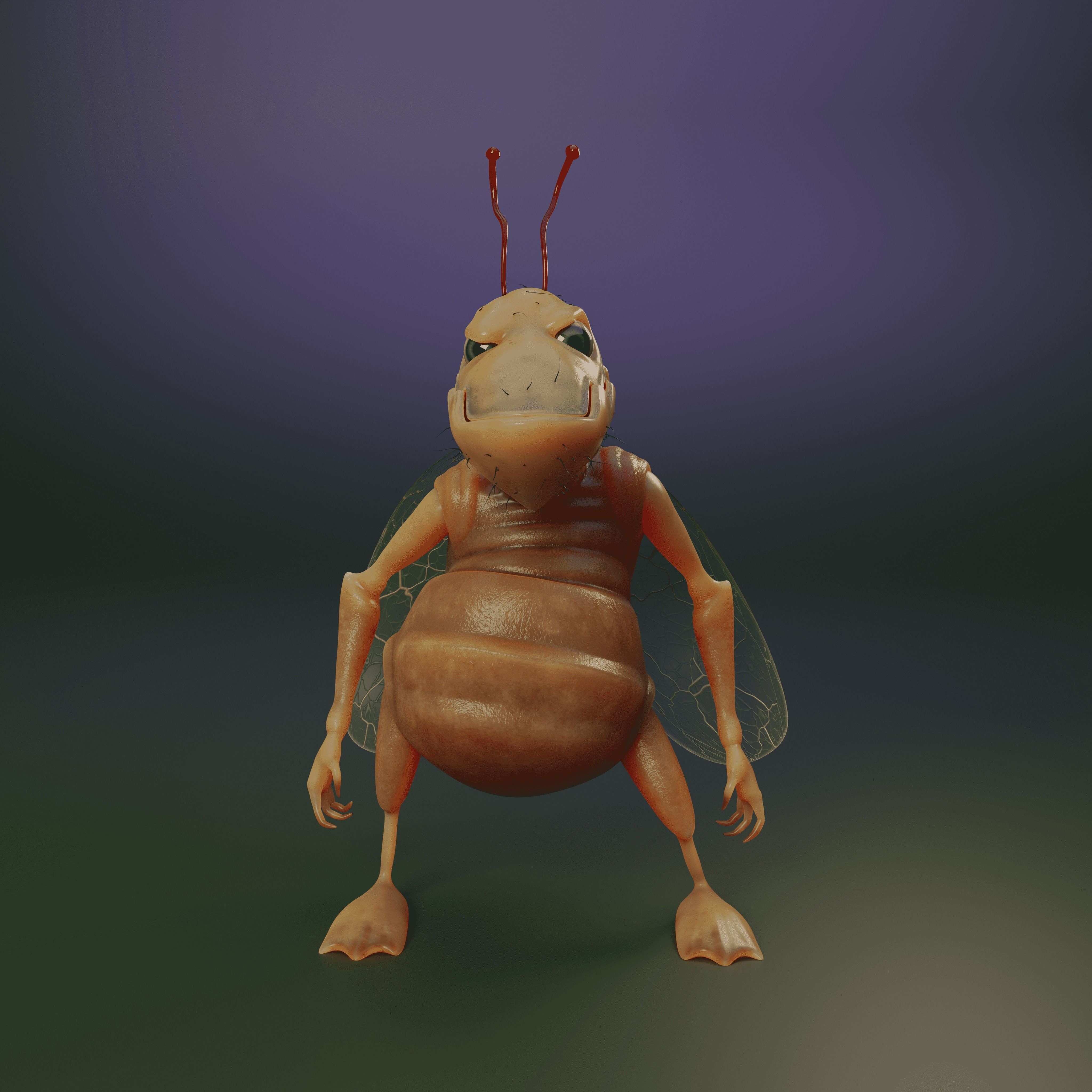 Cockroach 3D model rigged | CGTrader