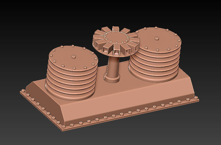 Bismarck Capstan 3D model 3D printable | CGTrader