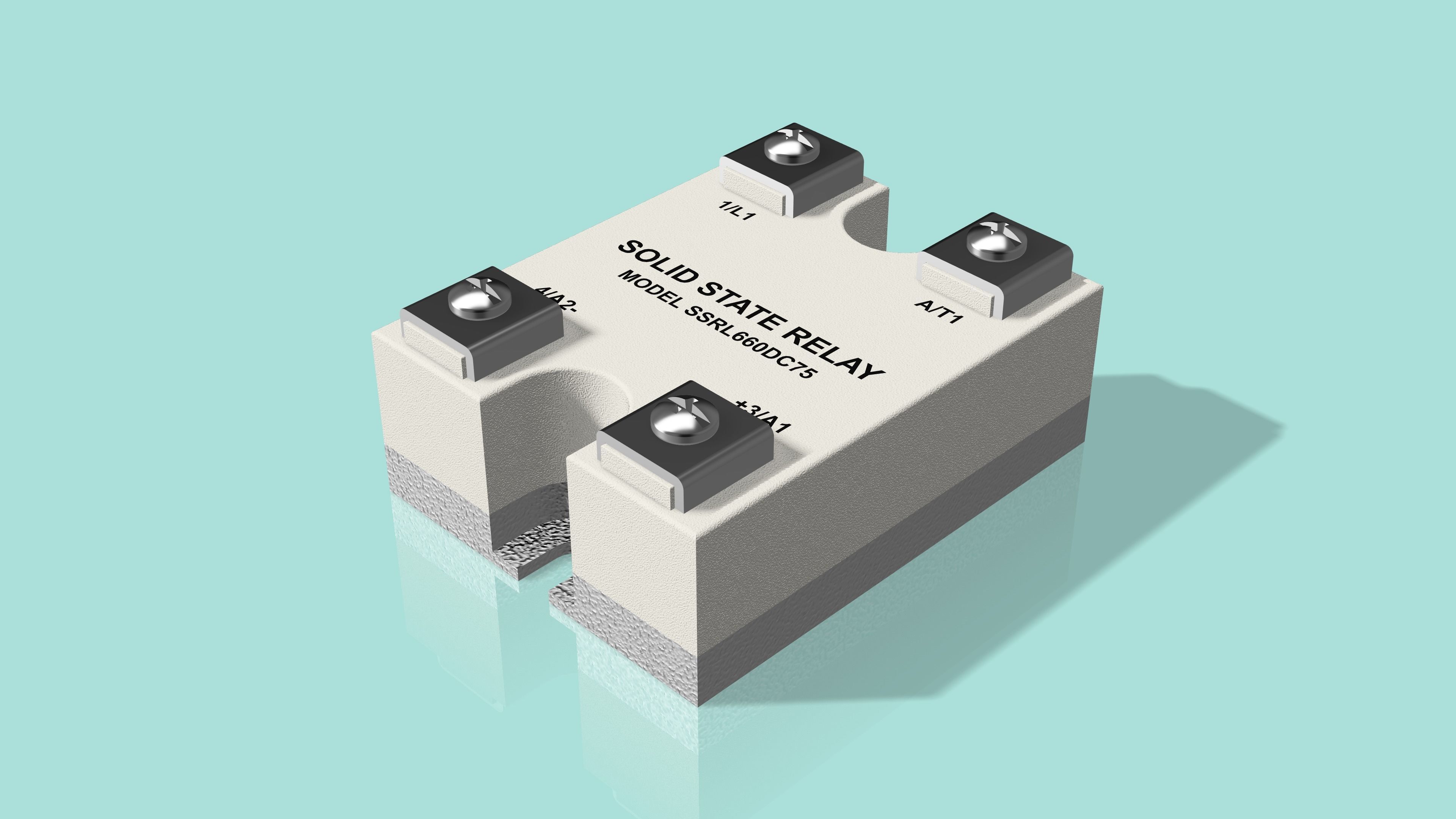 Solid State Relay with FHS 3D model 3D printable | CGTrader
