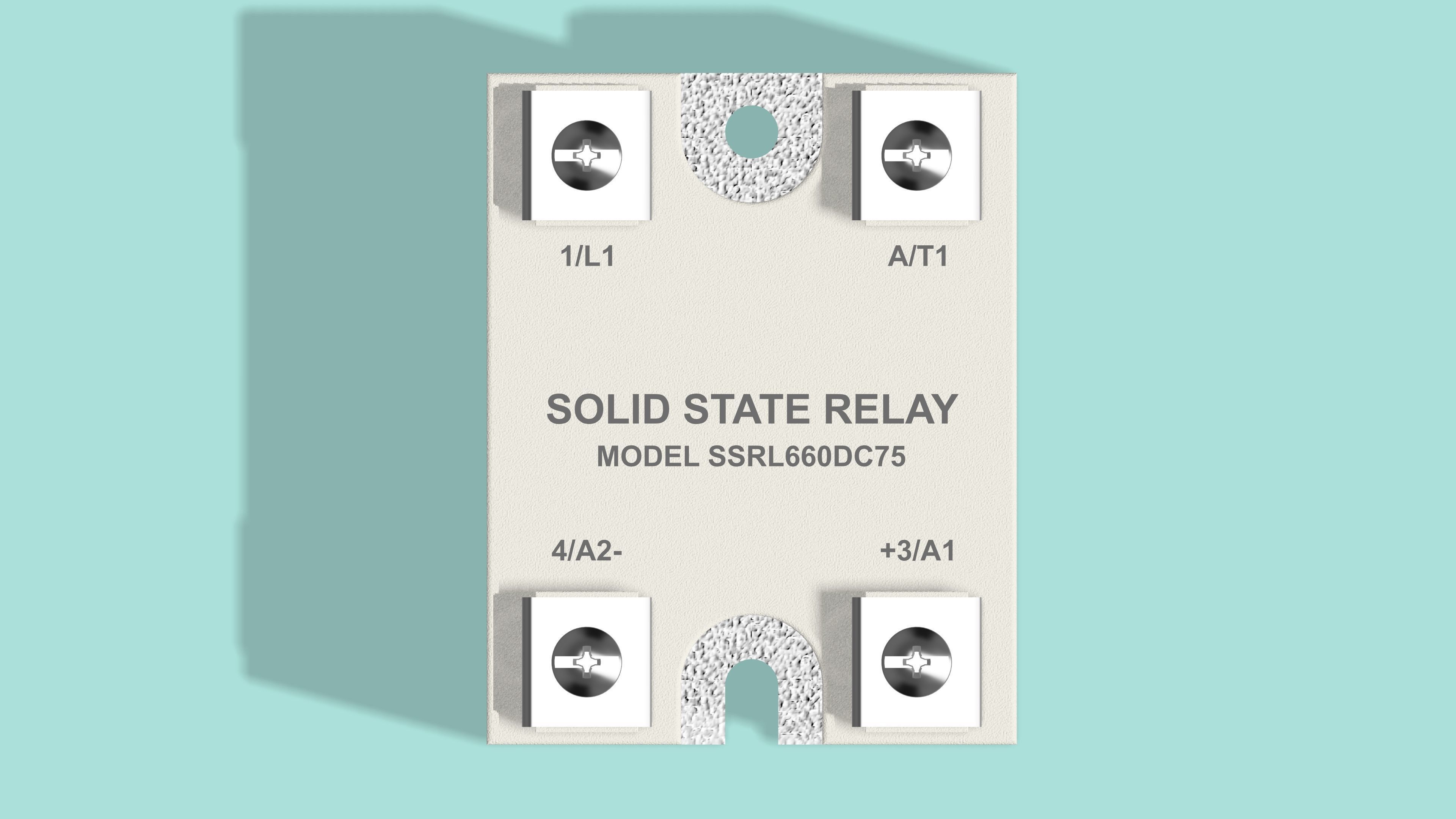Solid State Relay with FHS 3D model 3D printable | CGTrader