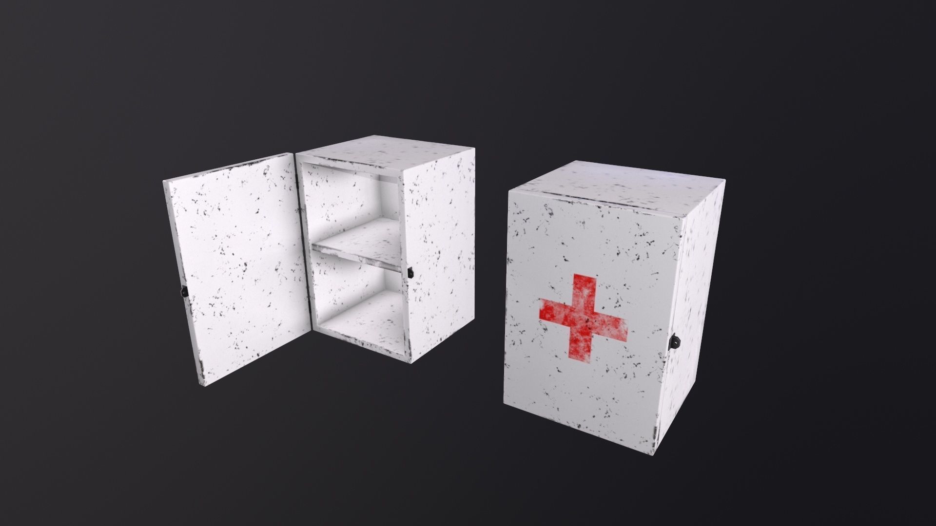 3D model Hospital Box 3D Model VR / AR / low-poly | CGTrader