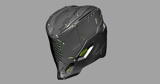 Mecha Head Sculpt - High Poly 3D model | CGTrader