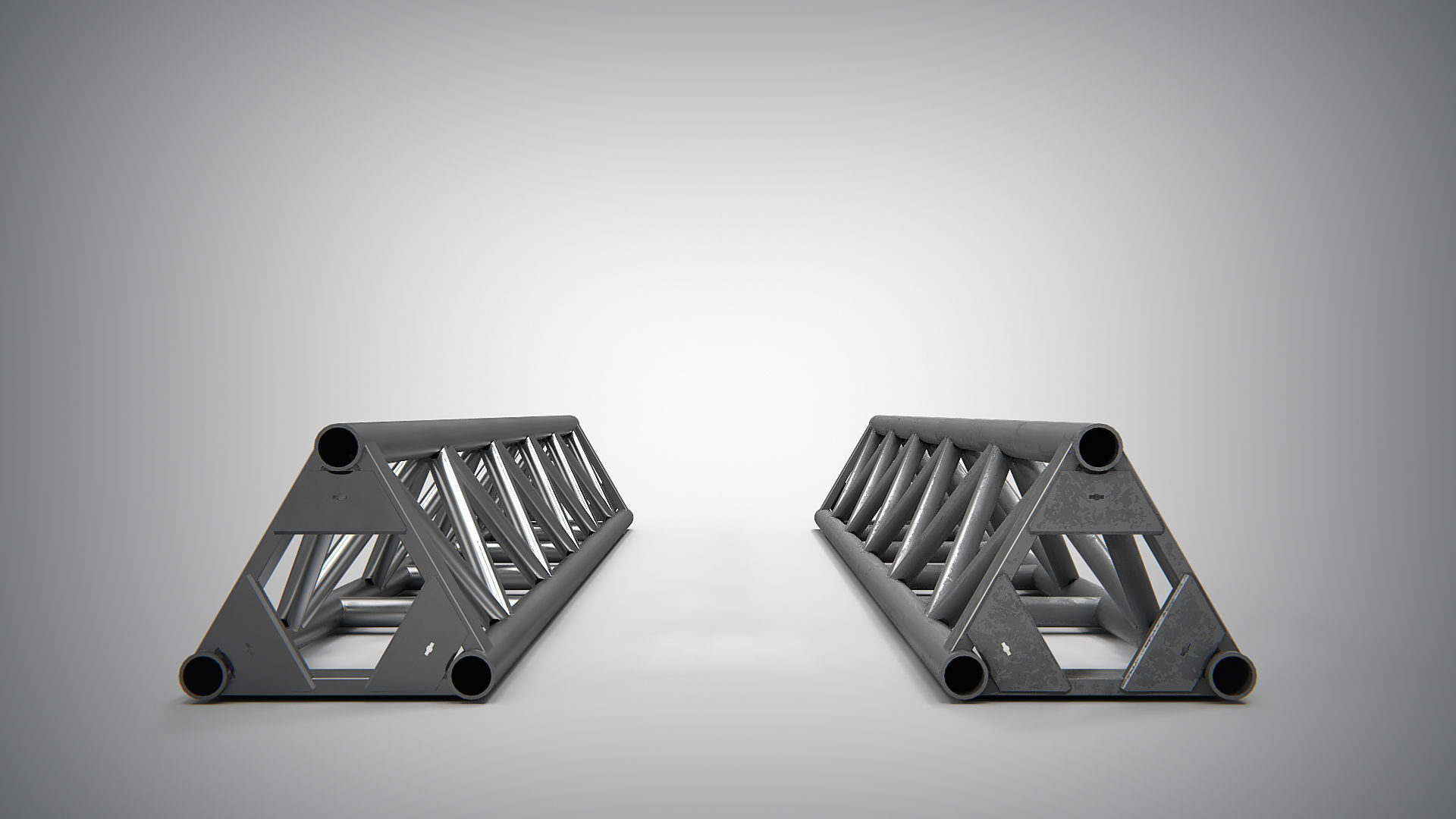 3D model Truss Triangle 12 inch PBR VR / AR / low-poly | CGTrader