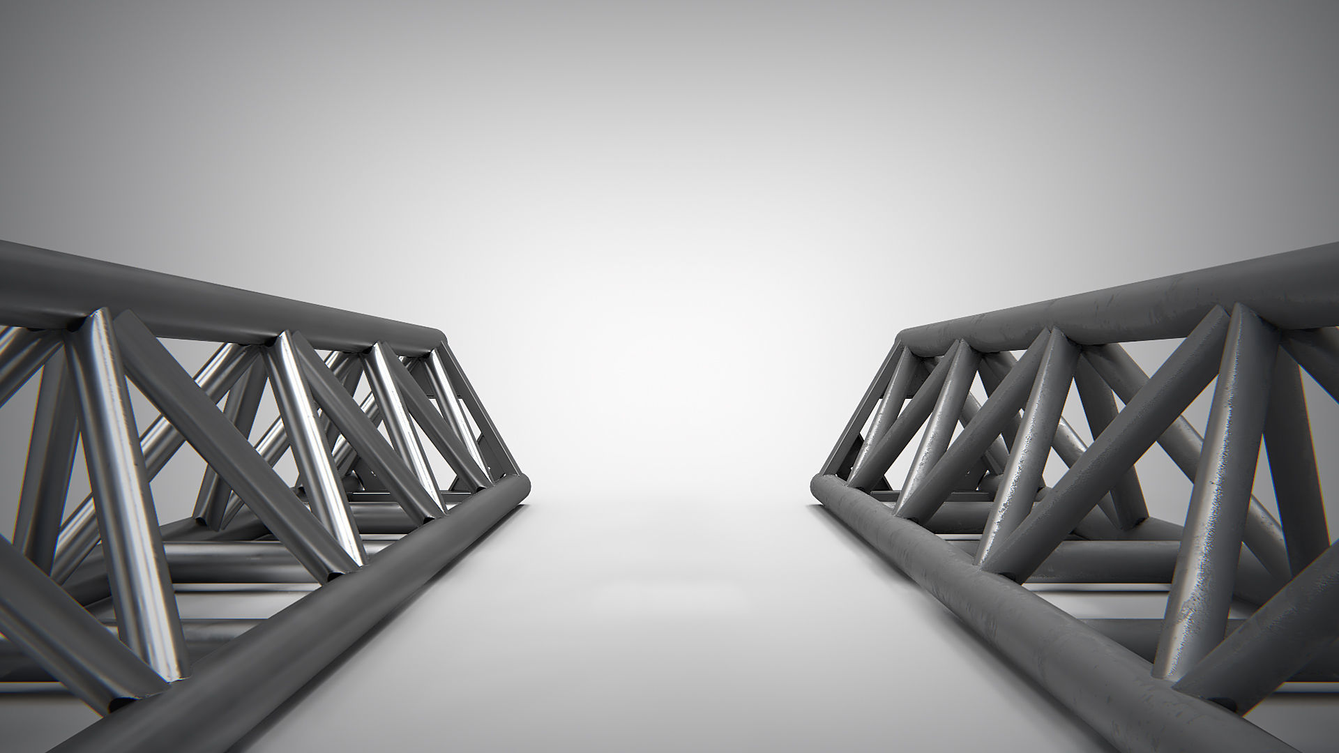 3D model Truss Triangle 12 inch PBR VR / AR / low-poly | CGTrader