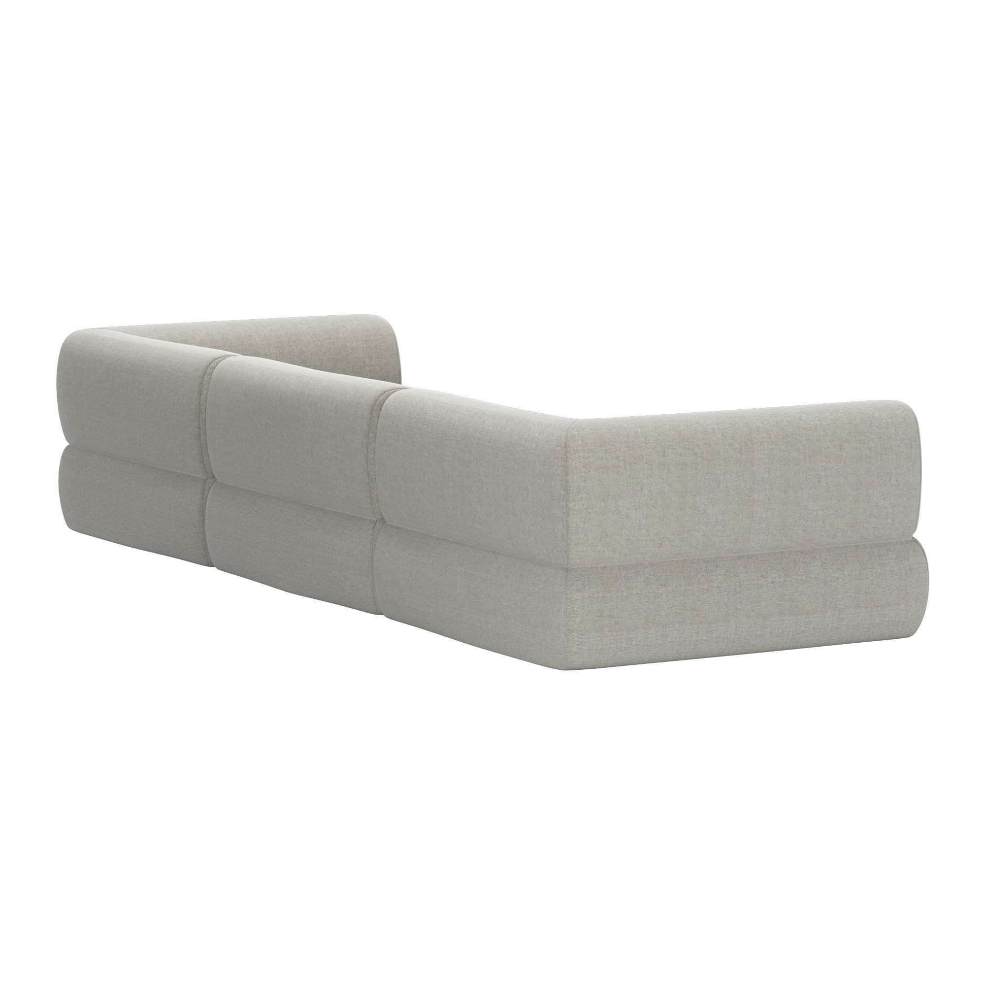 PUFFALO MODULAR SOFAS 3D model | CGTrader