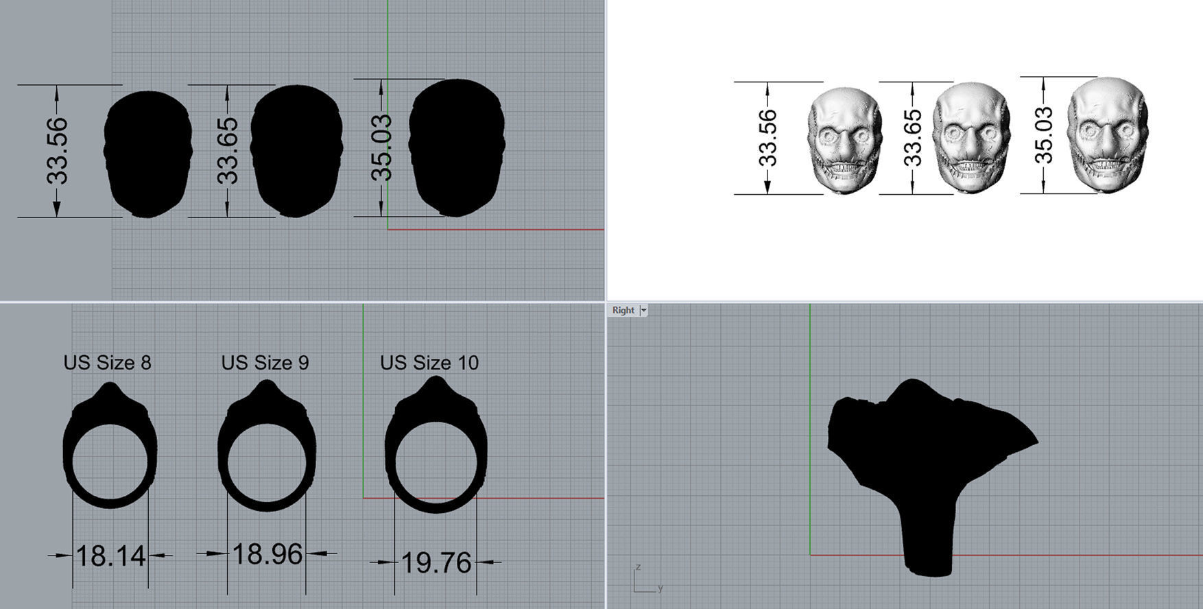 Corey Taylor Slipknot Ring 3D model 3D printable | CGTrader