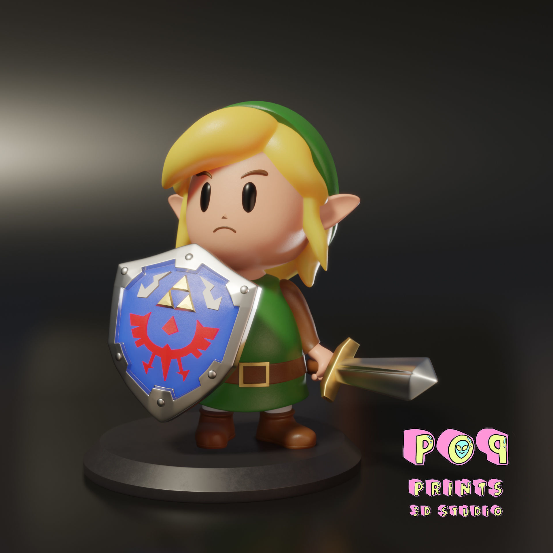 Link s Awakening Cartoon LINK 3D model | CGTrader