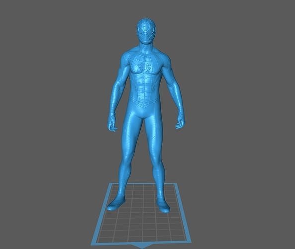 SPIDER MAN PS4 SUIT CLASSIC 3D model 3D printable | CGTrader