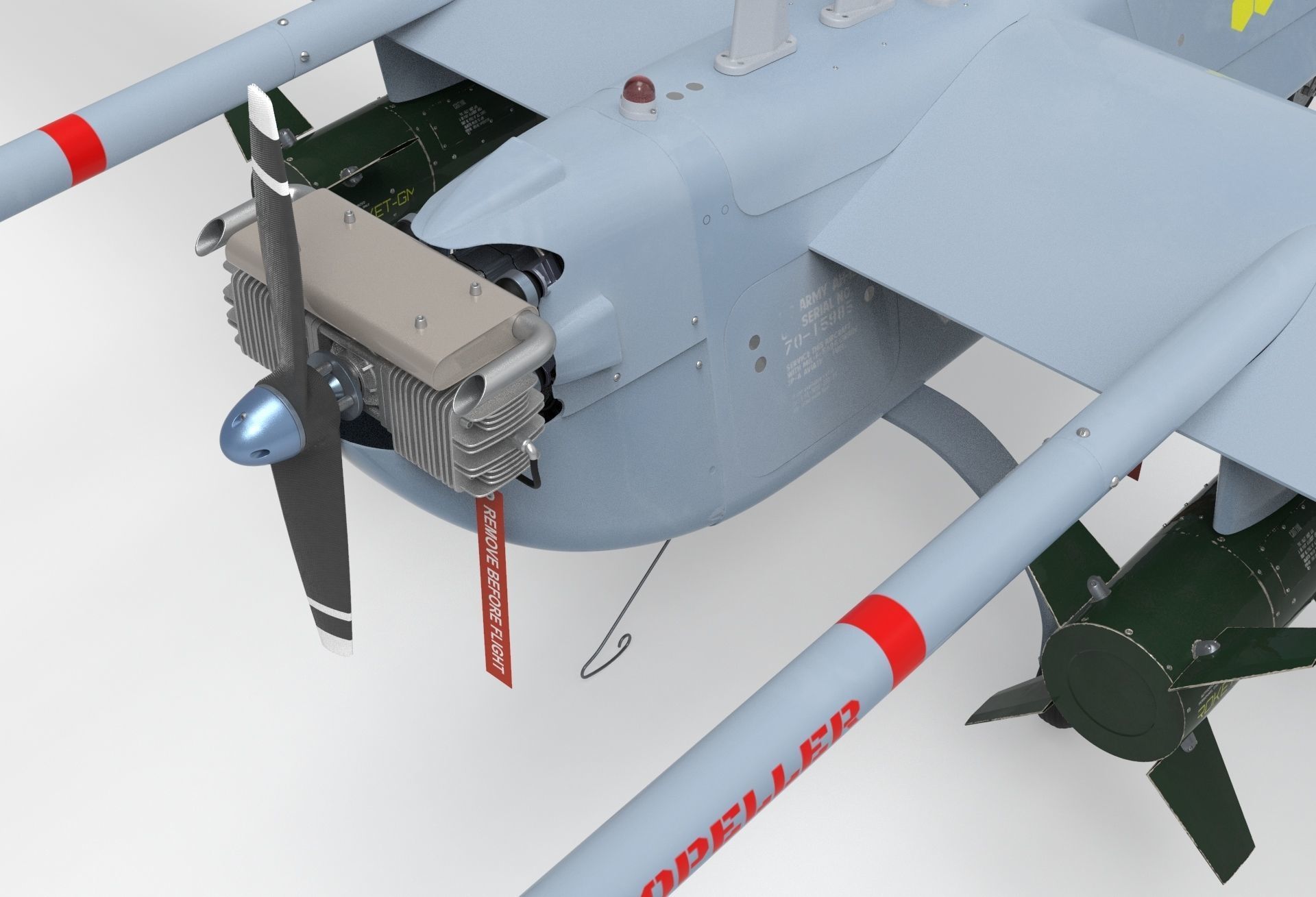 UAV military aircraft drone 3D model | CGTrader