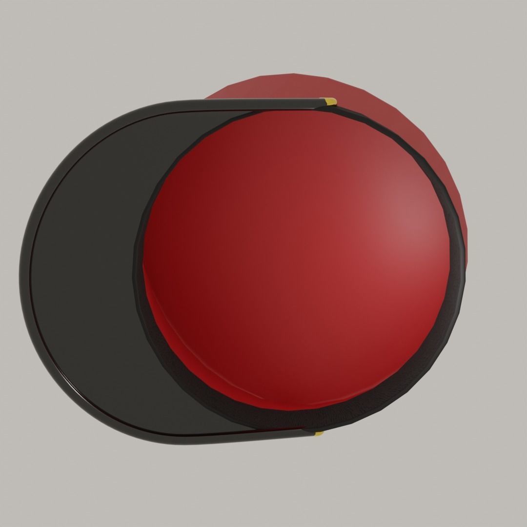 OFFICER CAP free 3D model | CGTrader