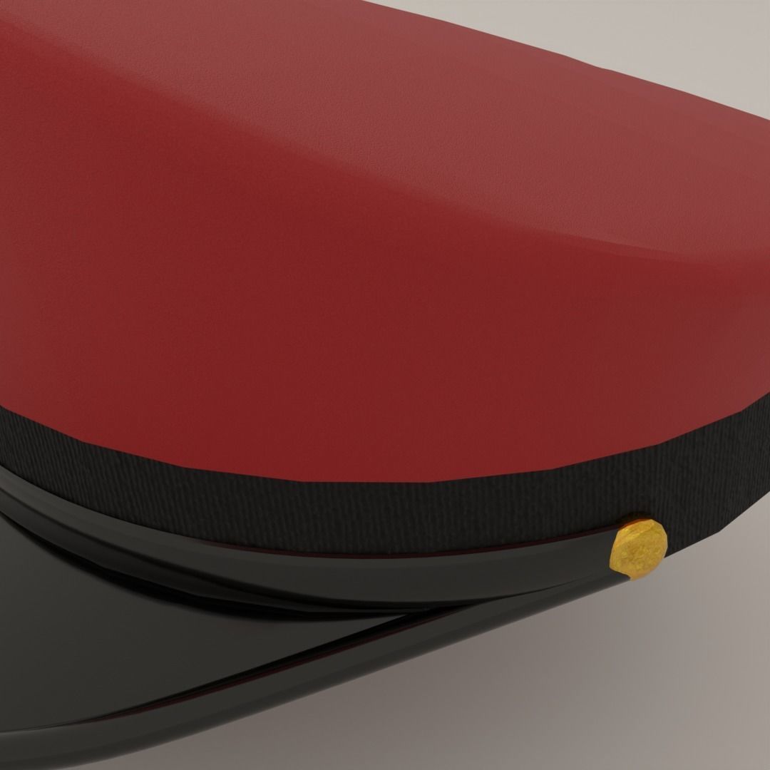 OFFICER CAP free 3D model | CGTrader