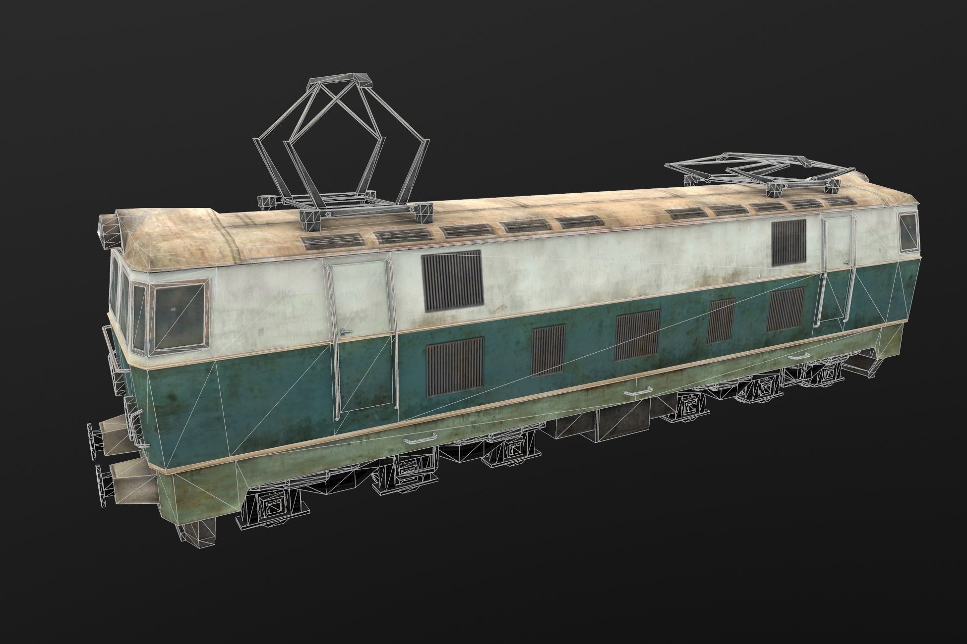 3D model Locomotive Russian VR / AR / low-poly | CGTrader
