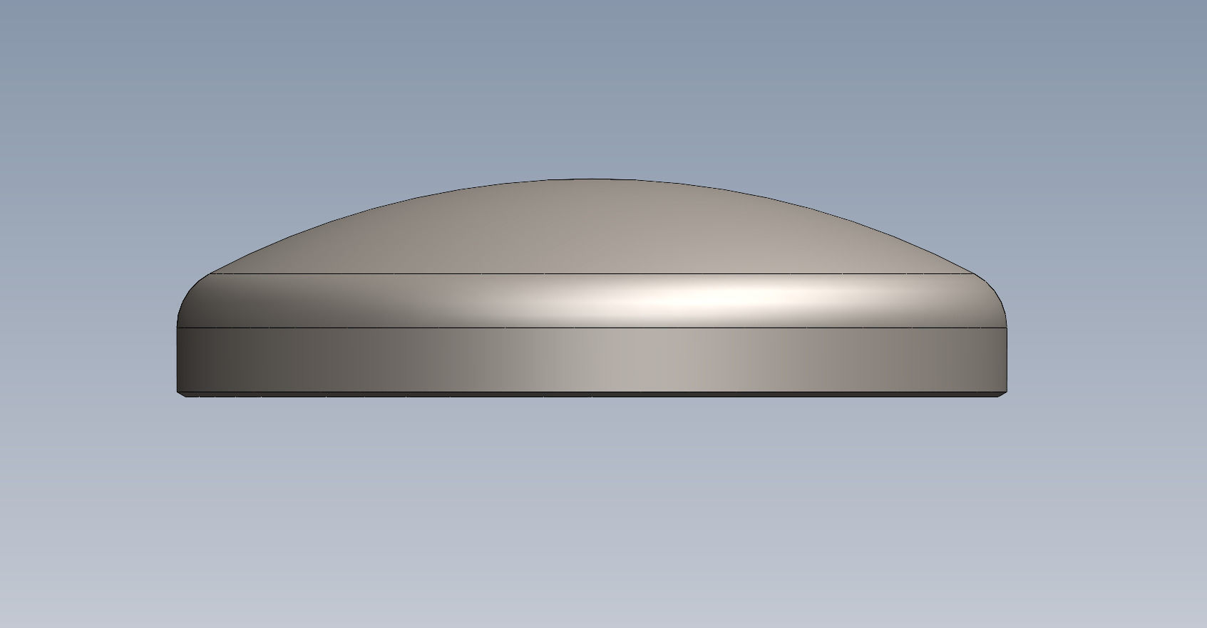 Torispherical head 24in OD schedule 20 free 3D model | CGTrader