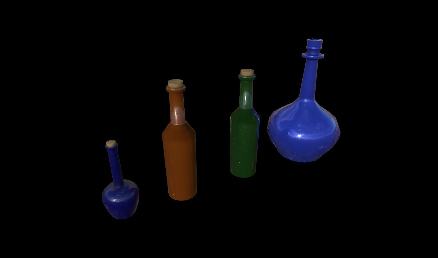3D model Alchemy Props Pack VR / AR / low-poly | CGTrader