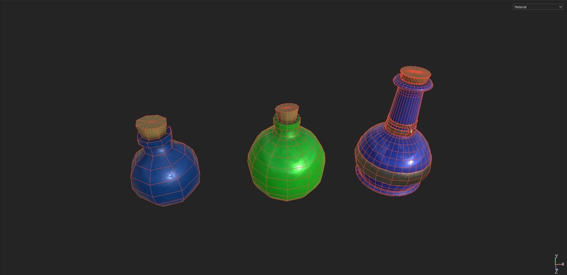 3D model Alchemy Props Pack VR / AR / low-poly | CGTrader