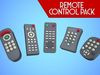 REMOTE CONTROL PACK COLLECTION CARTOON STYLIZED VR / AR / low-poly ...