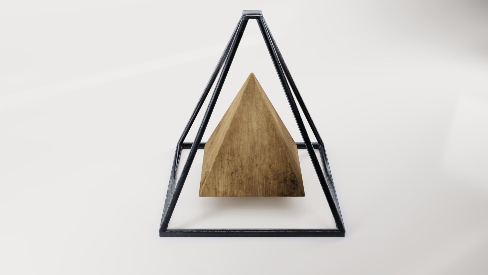 Magnetic pyramid free VR / AR / low-poly 3D model | CGTrader