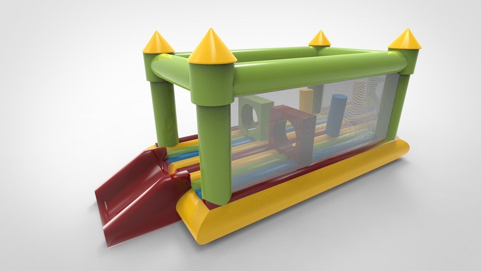 Ballon Playground 3D model | CGTrader