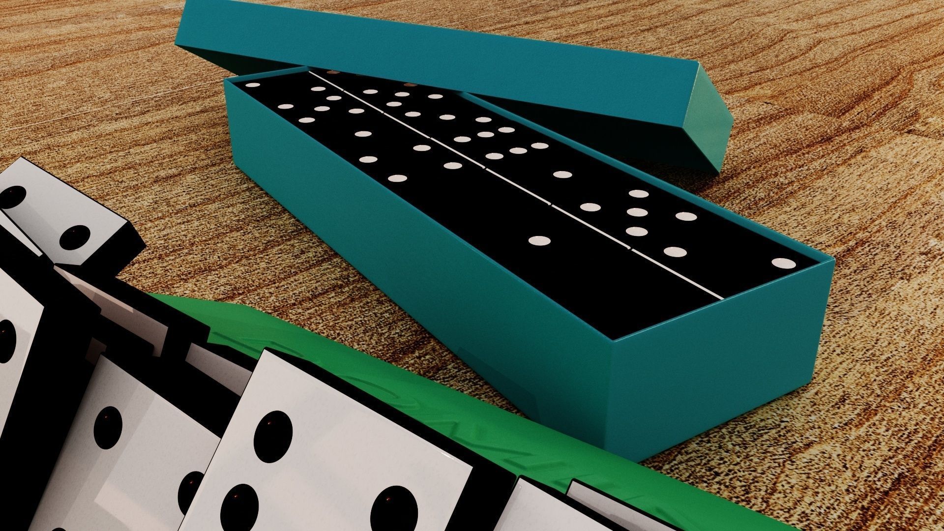 Dominoes and Boxes 3D model | CGTrader