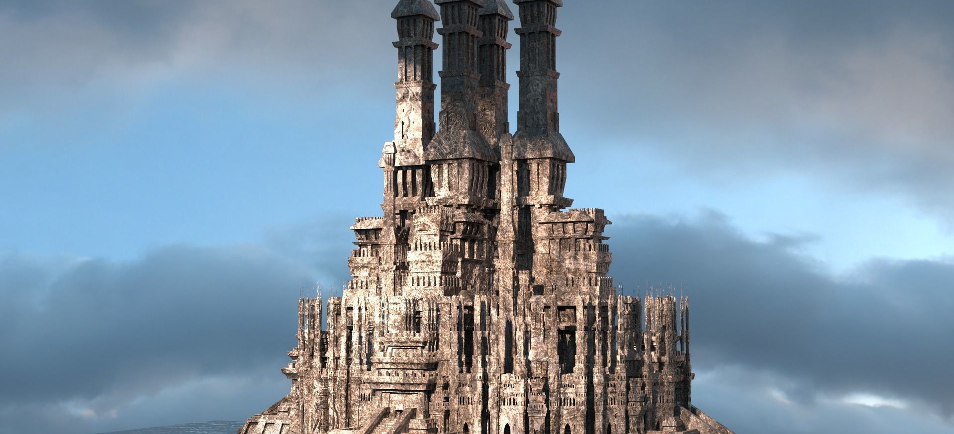 Philistine Empire Warlord Tower 3D model | CGTrader