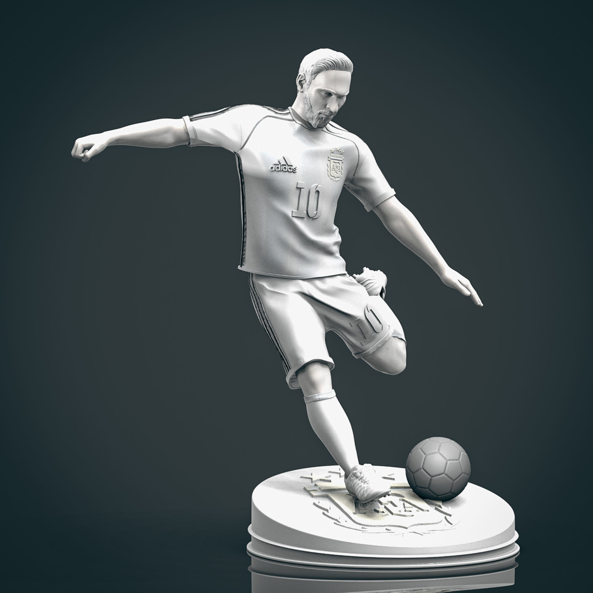 Lionel Messi 3D Printable 5 3D model 3D printable | CGTrader