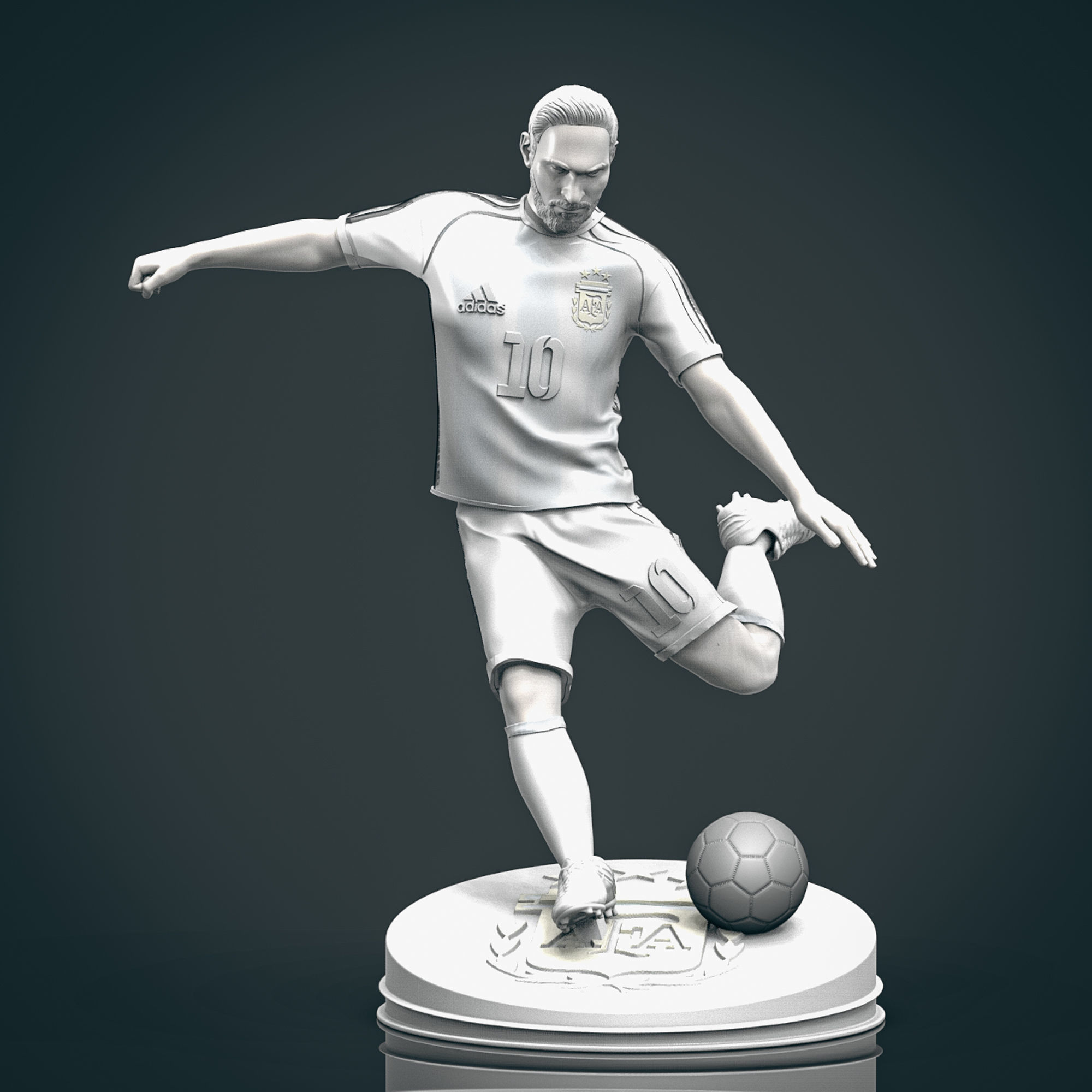 Lionel Messi 3D Printable 5 3D model 3D printable | CGTrader