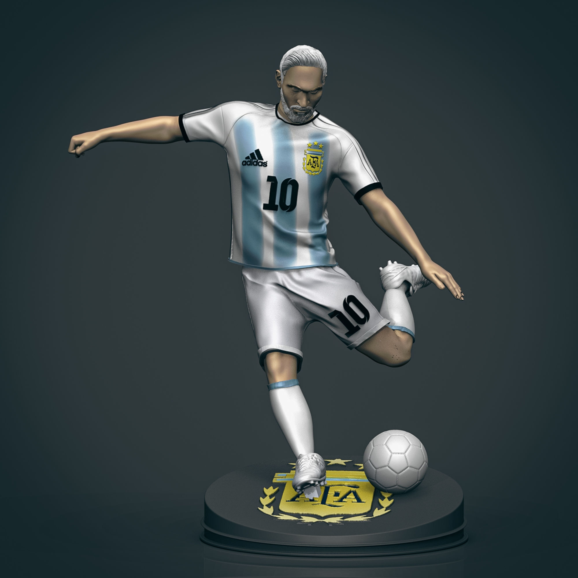 Lionel Messi 3D Printable 5 3D model 3D printable | CGTrader