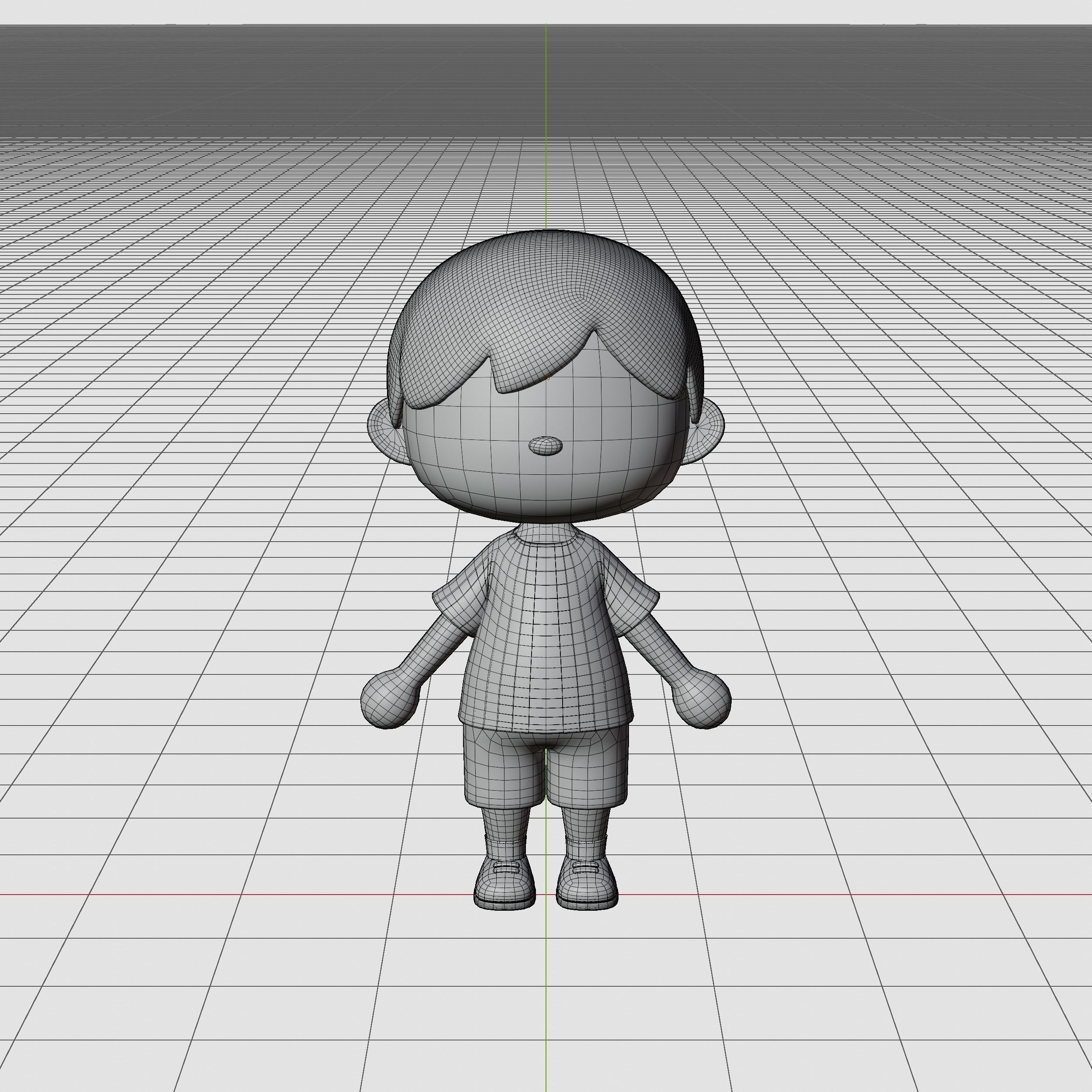 Character Male - Animal Crossing Cute Style 3D model | CGTrader