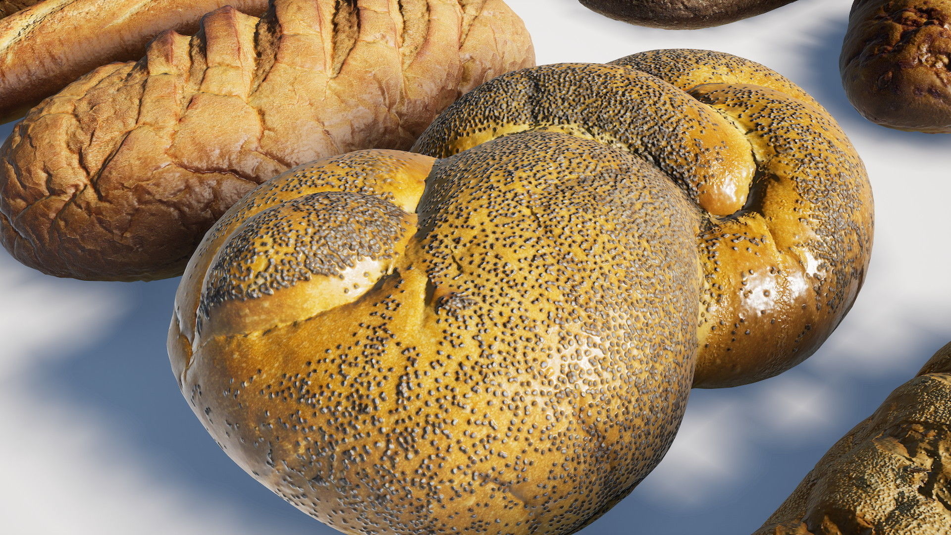 UE Bread Set 01 3D model | CGTrader