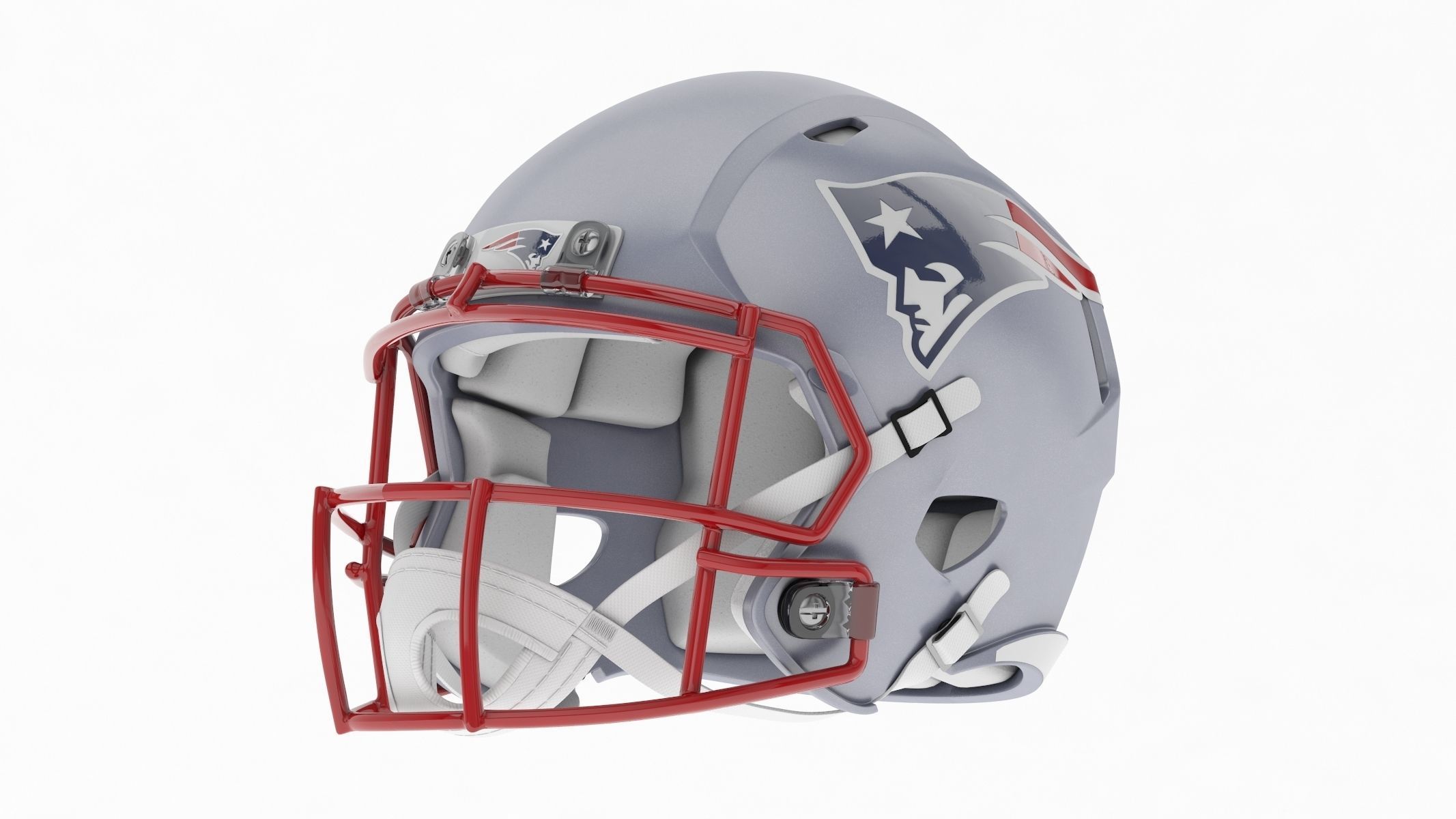 Riddell NFL Full Size Football Helmet with Facemask 3D model | CGTrader