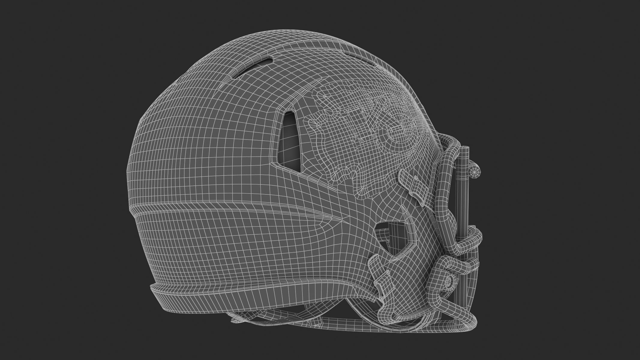 Riddell NFL Speed Mini Football Helmet with Facemask 3D model | CGTrader