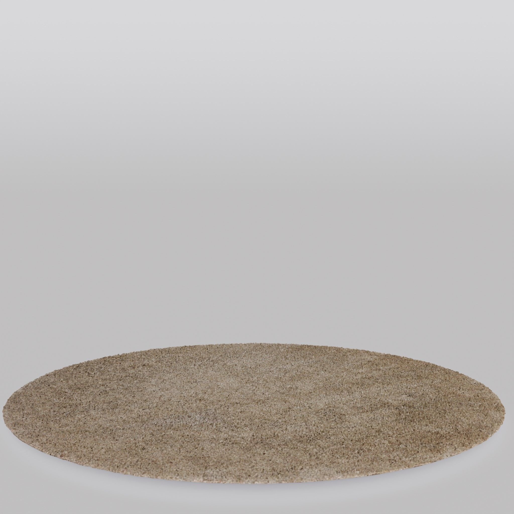 3D model Round Rug Brown VR / AR / low-poly | CGTrader