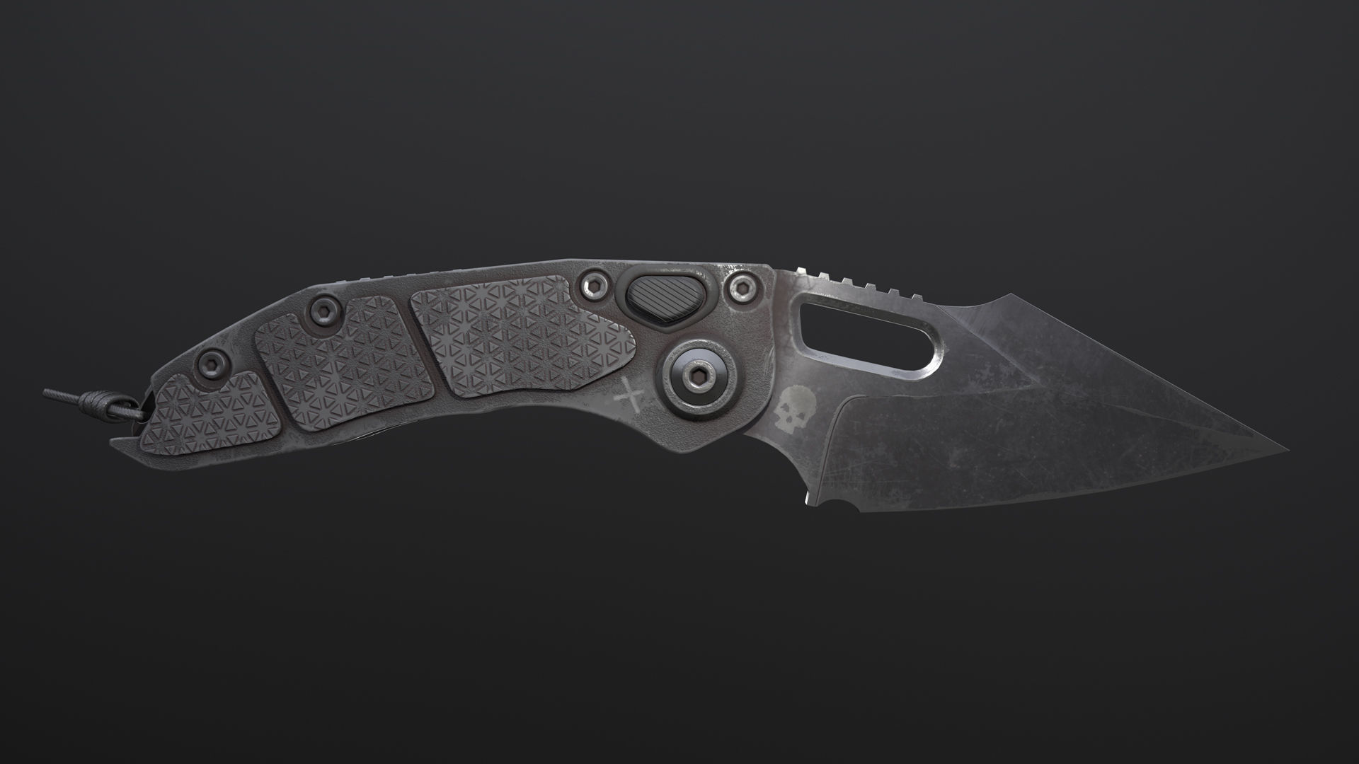 3D model Tactical microtech knife VR / AR / low-poly | CGTrader