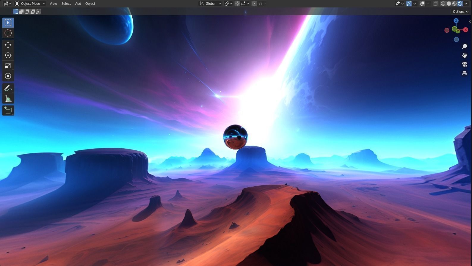 10 HDRIs Alien Planet 3D model | CGTrader