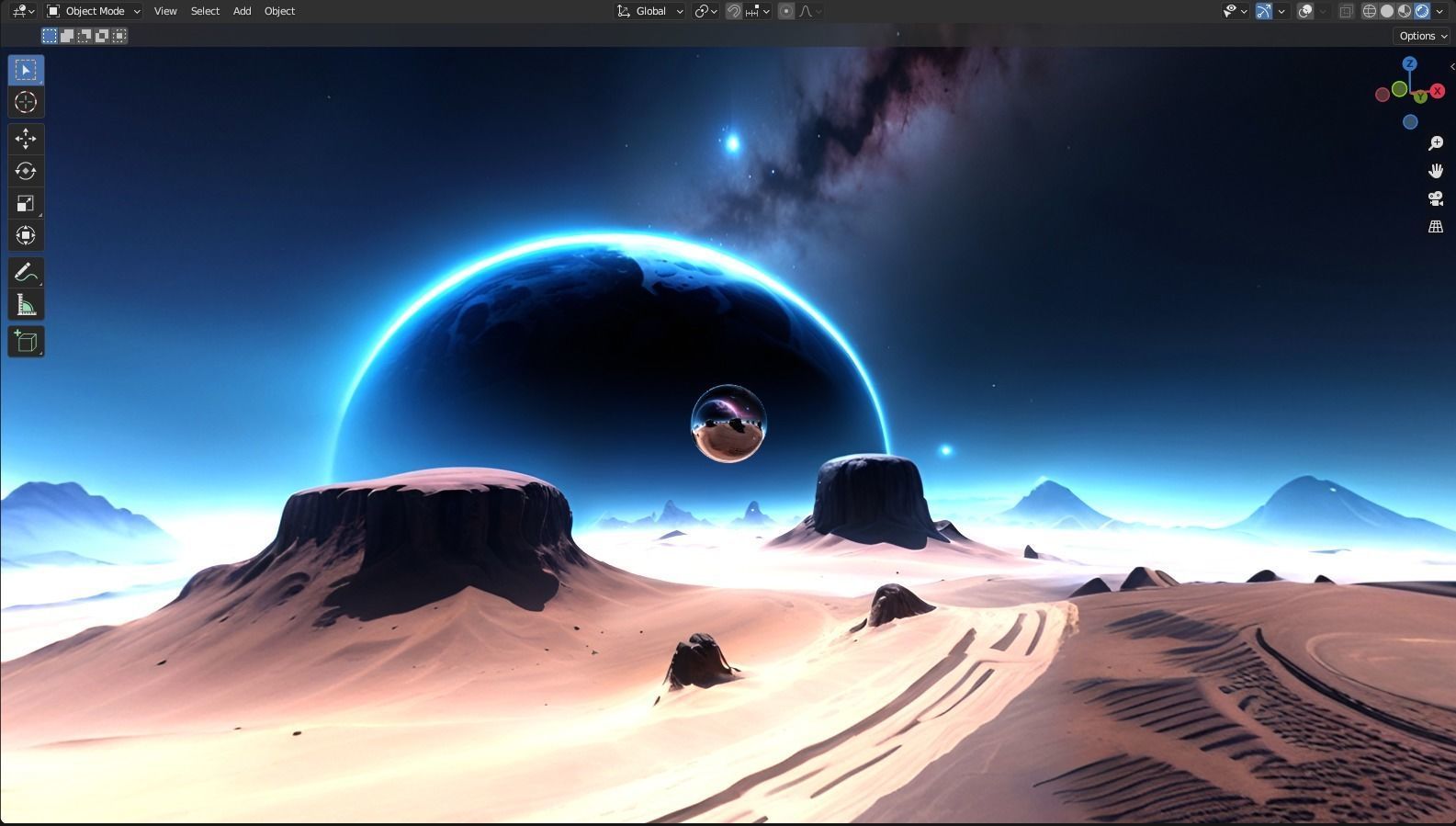 10 HDRIs Alien Planet 3D model | CGTrader