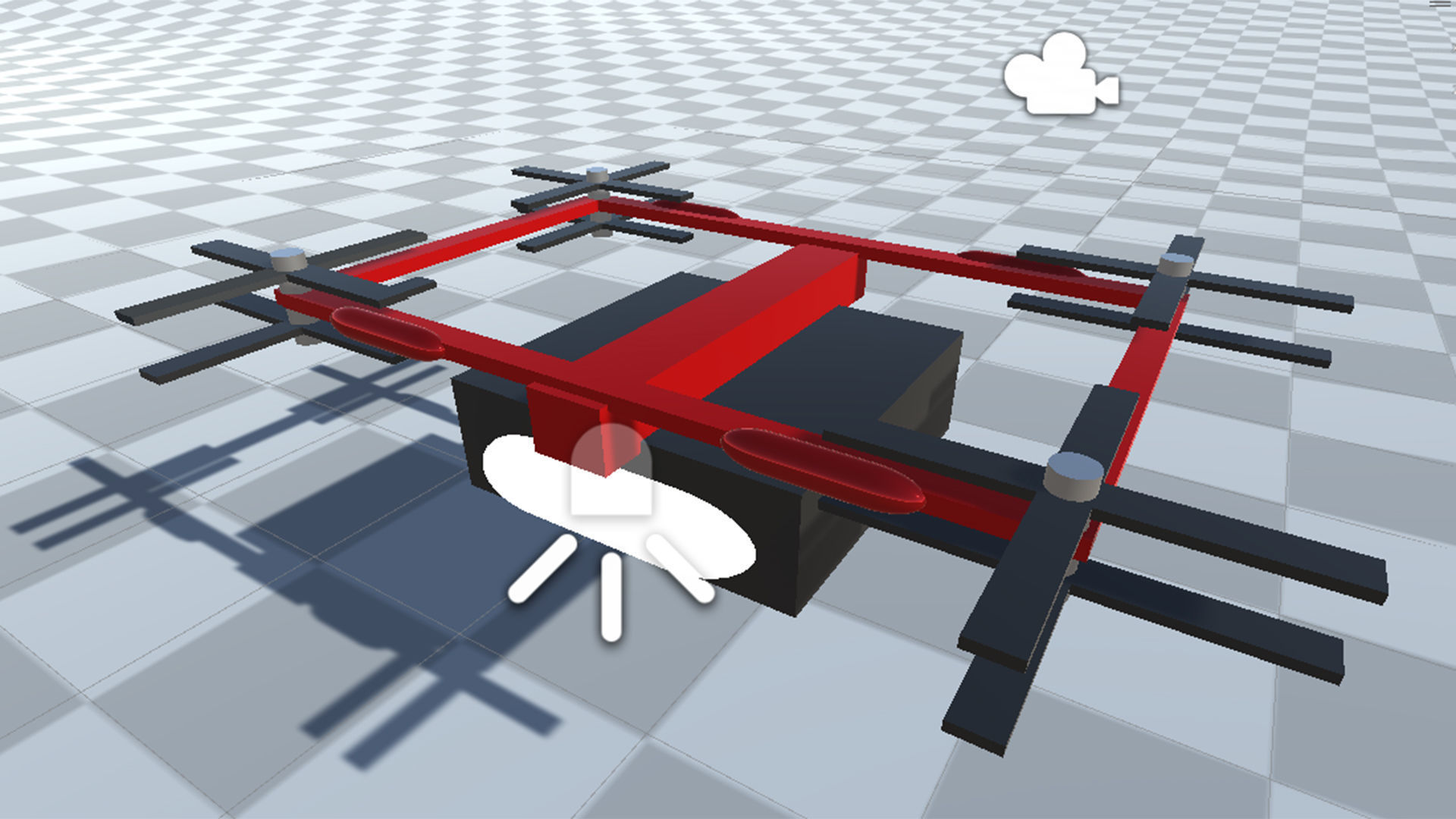 3D model Simple Hover Vehicle Physics Toolkit - Scripts only VR / AR ...