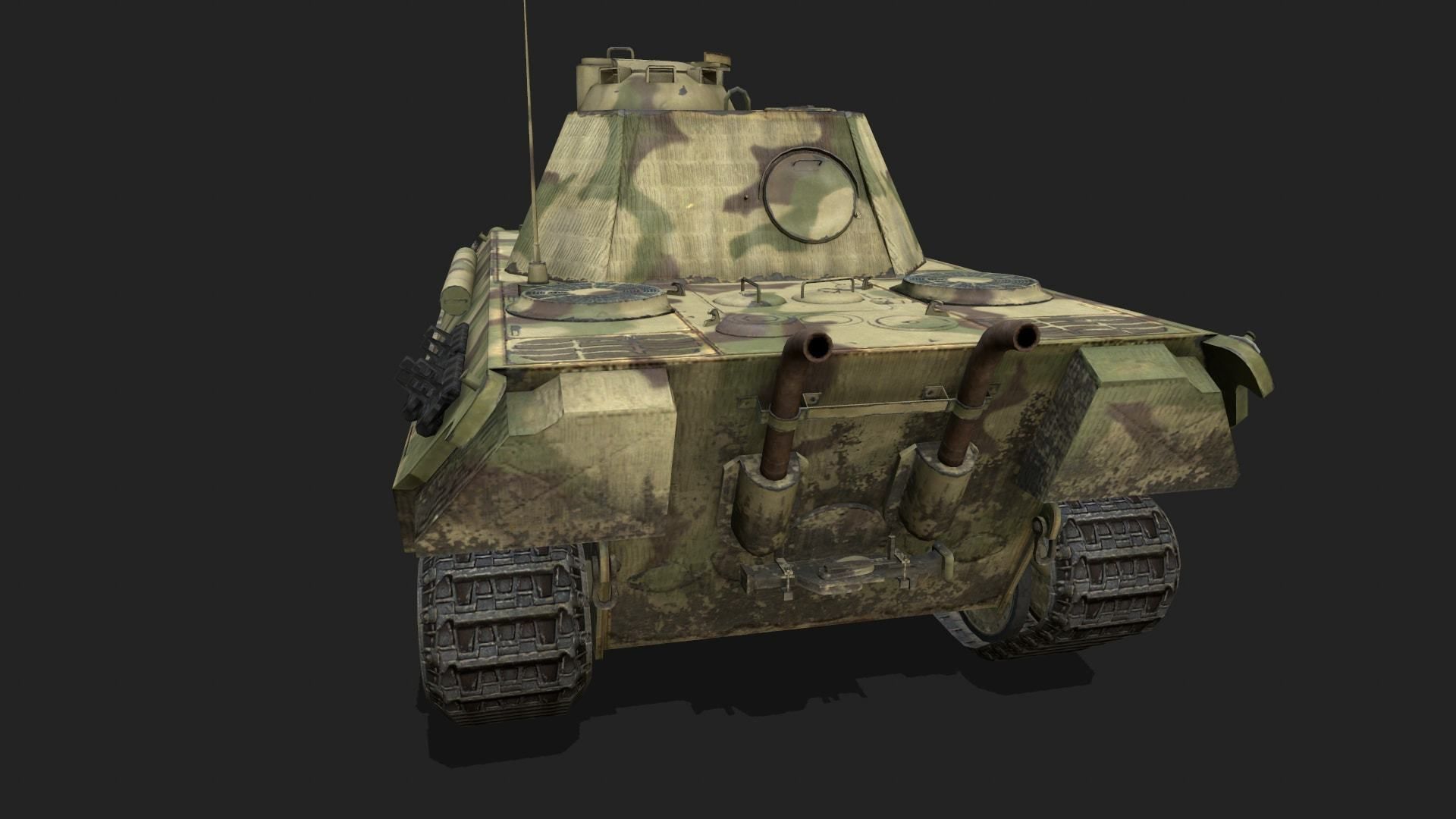 3D model Panzer 5 tank VR / AR / low-poly | CGTrader