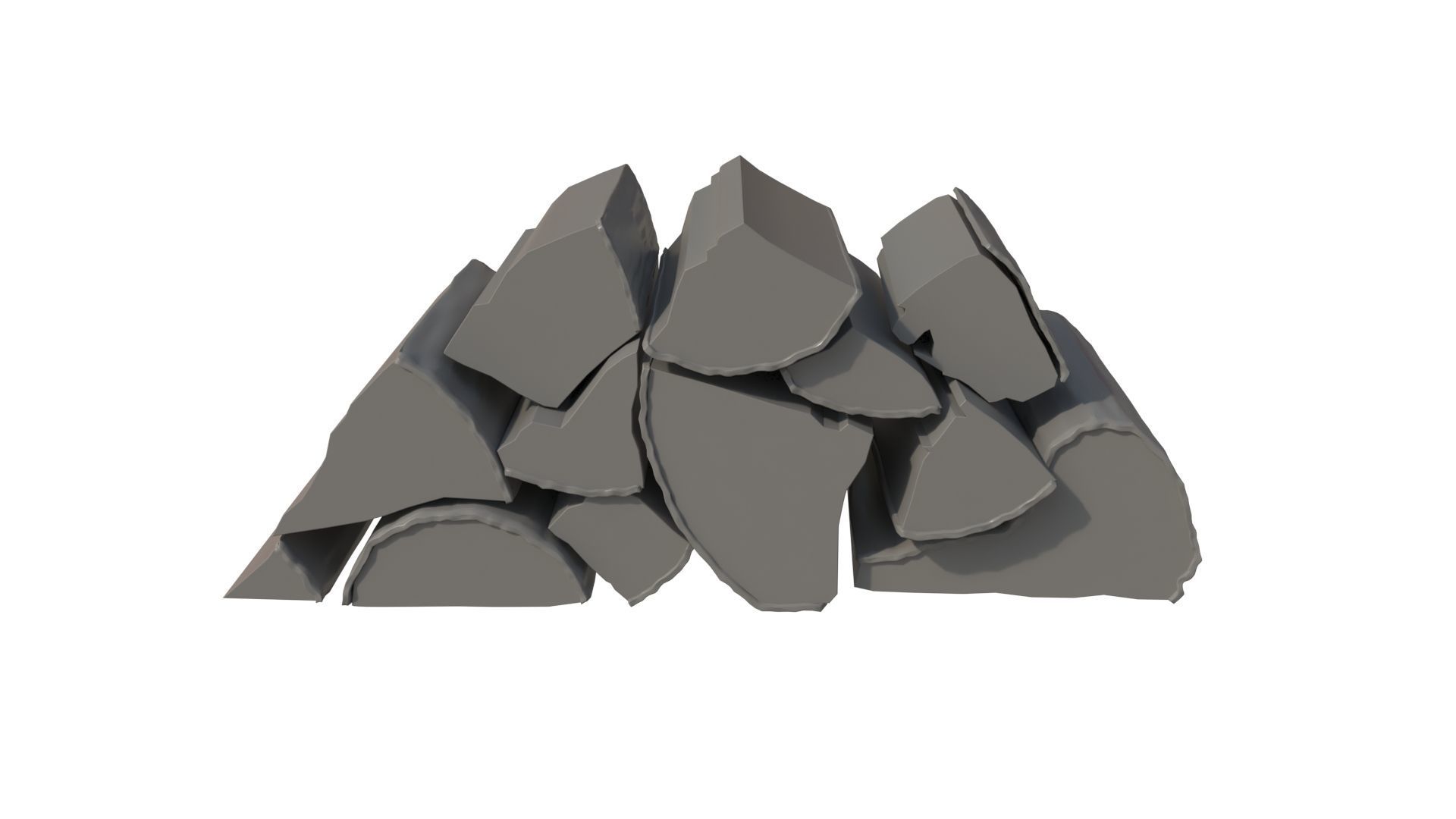 Split Fire wood logs 3d model 3D model | CGTrader