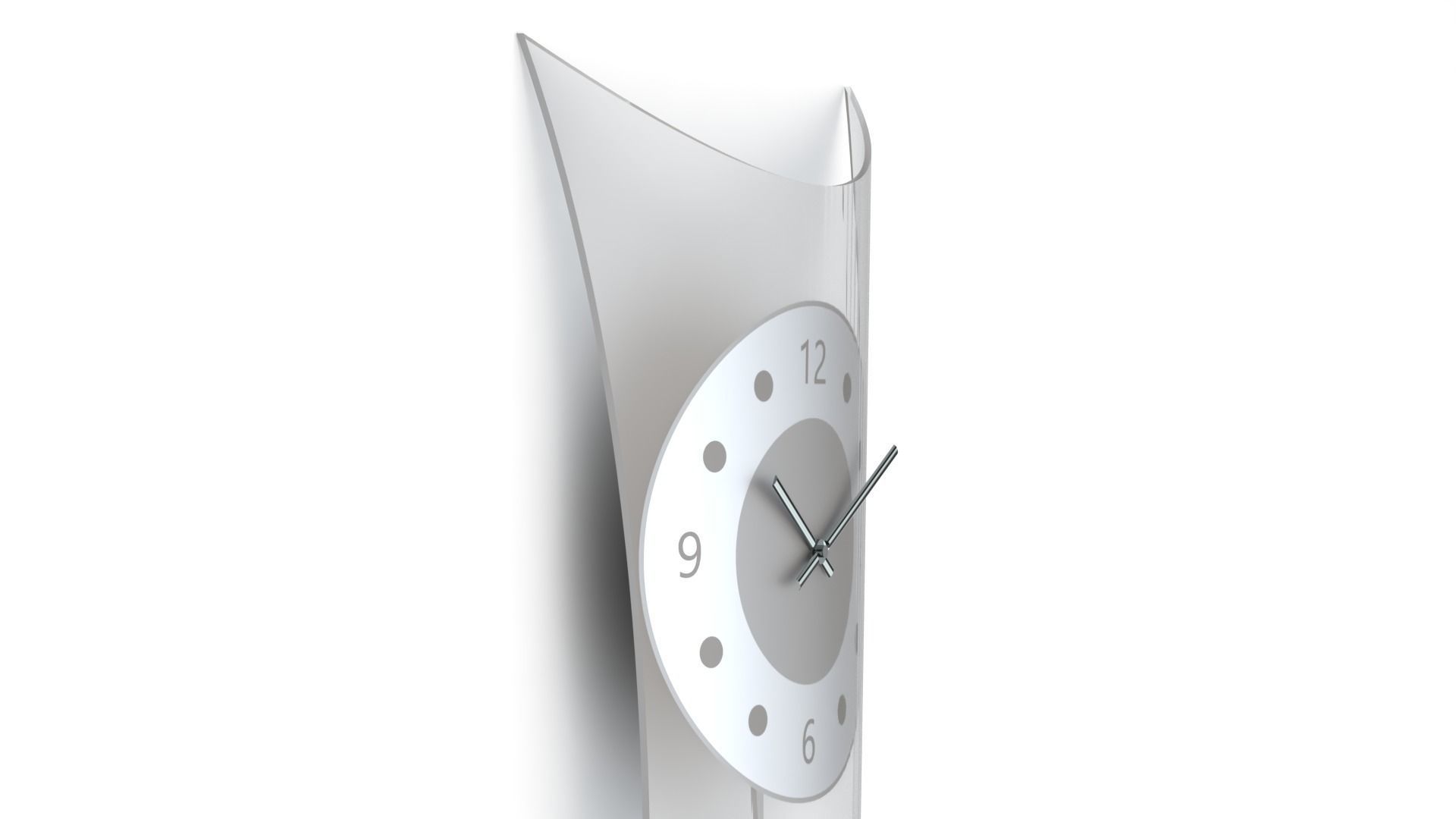 Wall pendulum clock 3D model | CGTrader