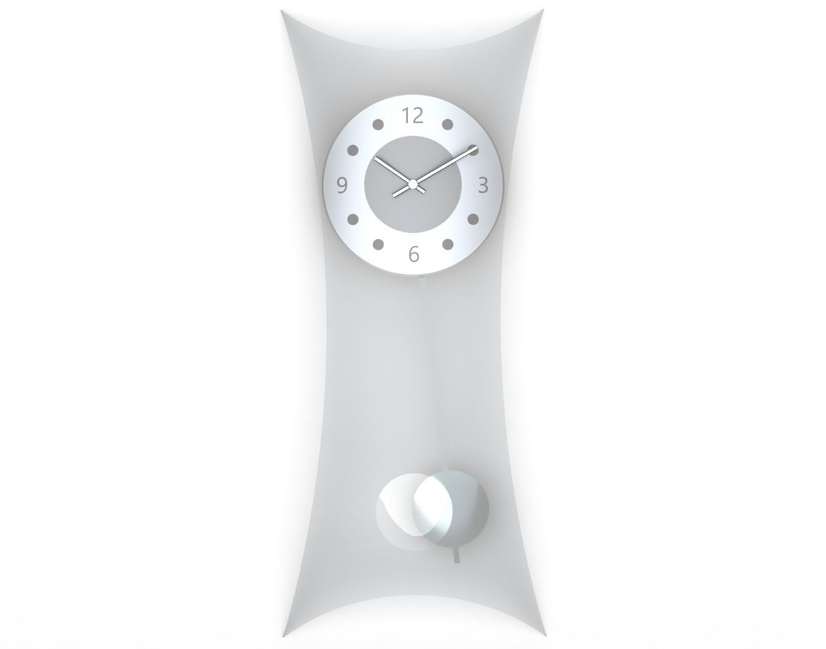 Wall pendulum clock 3D model | CGTrader