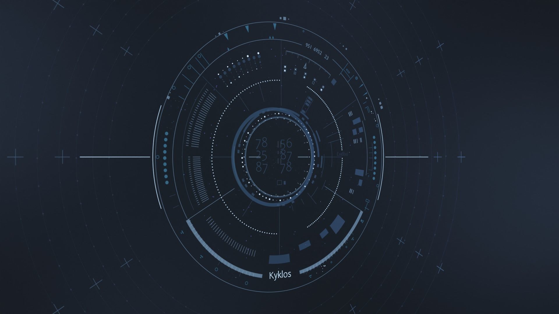 HUD and UI - Kyklos free 3D model animated | CGTrader