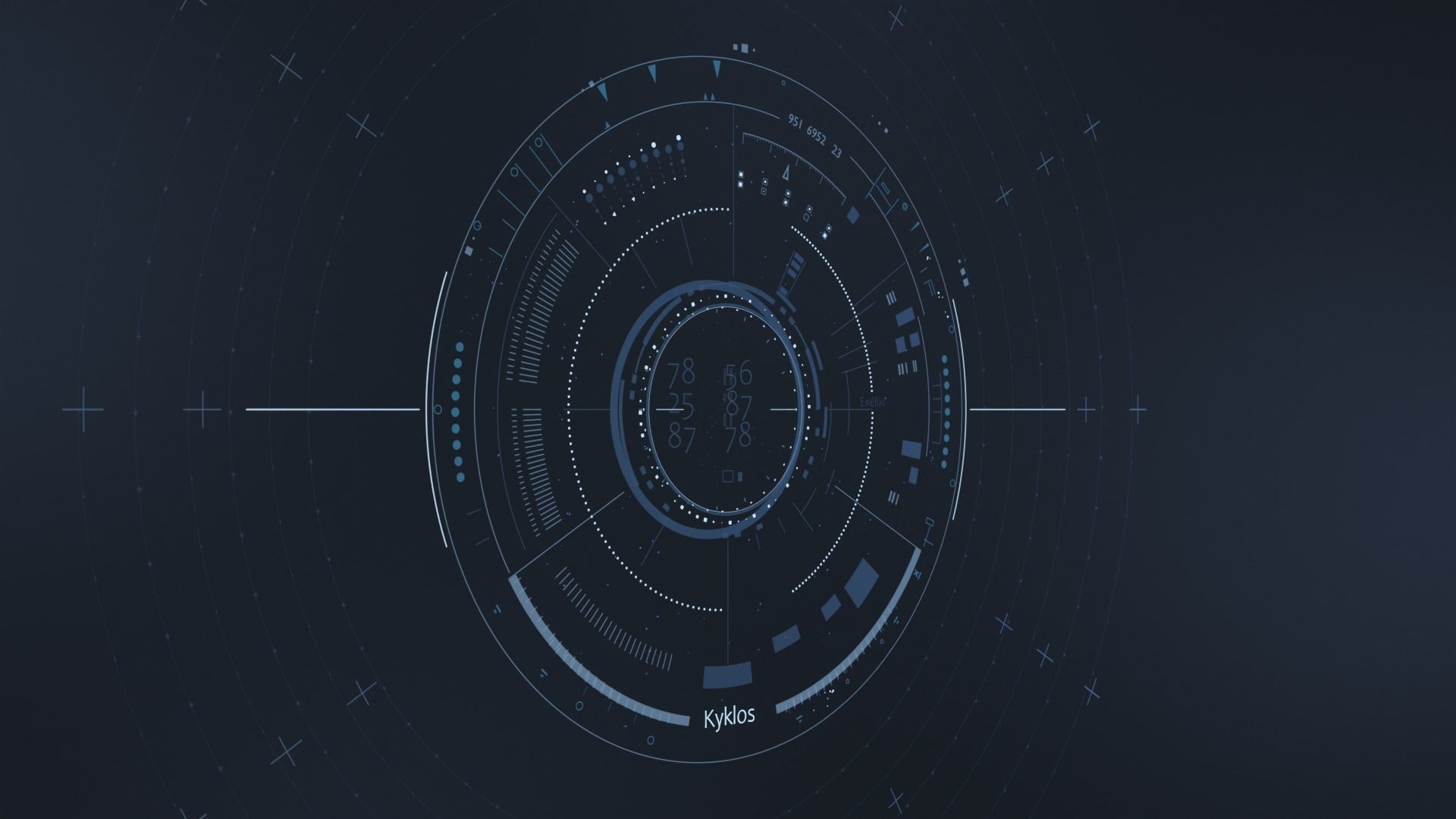 HUD and UI - Kyklos free 3D model animated | CGTrader