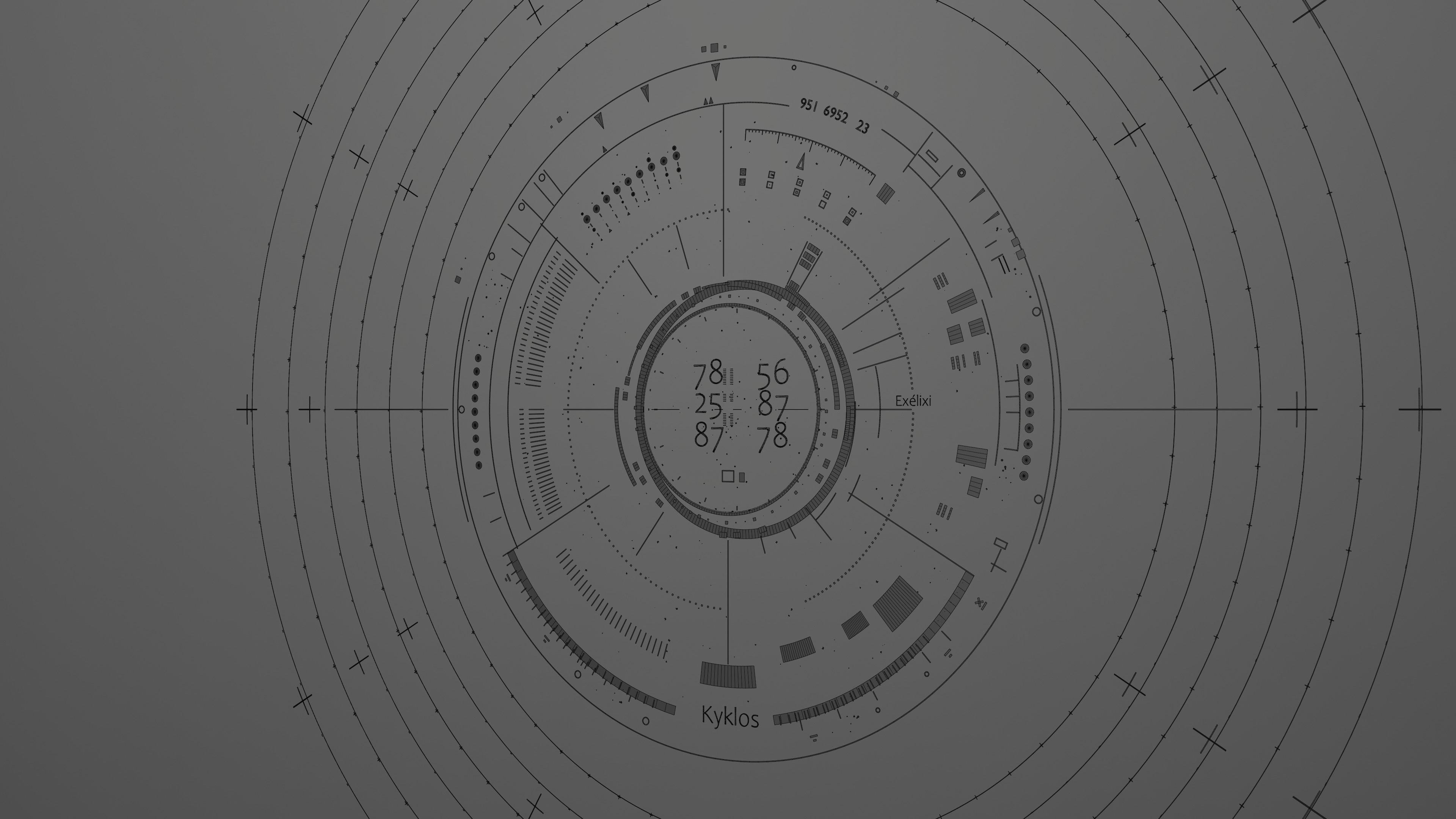 HUD and UI - Kyklos free 3D model animated | CGTrader